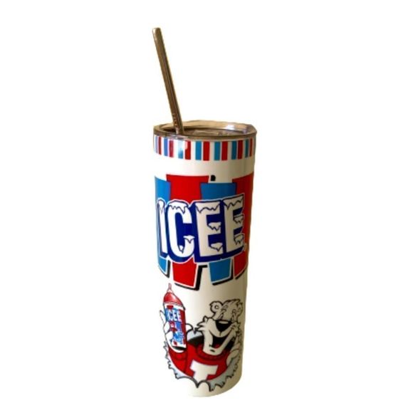 Icee | Kitchen | New Icee Slushy Metalskinnytumbler 2oz W Stainless ...